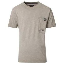 T-Shirt Casamoda "Casamoda T-Shirt uni", Damen, Gr. XL, beige, 100% Baumwolle, Shirts T-Shirt