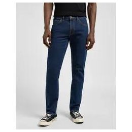 Regular-fit-Jeans Lee "DAREN ZIP FLY", Herren, Gr. 38, L&auml;nge 30, blau (schwarz ocean), Denim/Jeans, Obermaterial: 98% Baumwolle, 2% Elasthan, regular fit lang, Jeans
