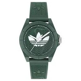 Quarzuhr Adidas ORIGINALS "PROJECT FOUR", gr&uuml;n (dunkelgr&uuml;n), Armbanduhren, Damen, Quarzuhr, Armbanduhr, Herrenuhr, Damenuhr,Resinarmband,wasserabweisend bis 5 bar