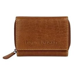 Geldb&ouml;rse Bruno Banani, Damen, braun (cognac), Leder, Kleinlederwaren, echt Leder