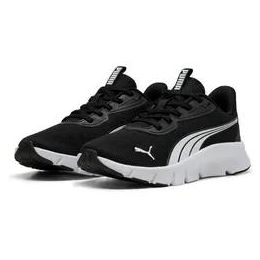 Sneaker Puma "FLEXFOCUS LITE MODERN JR", Jungen, Gr. 39, schwarz-wei&szlig; (Puma schwarz, Puma wei&szlig;), Textil, Schuhe Sneaker, f&uuml;r Jugendliche, atmungsaktives Obermaterial aus Textil