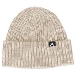 Beanie WHISTLER "Plico", Herren, grau (taupe), 60% Polyester, 28% Polyacryl, 12% Wolle, unifarben, M&uuml;tzen Beanie, aus weichem und atmungsaktivem Strick