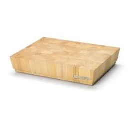 Schneidebrett CONTINENTA, braun (holzfarben), B:30cm H:7,5cm L:40cm, Massivholz, Schneidebretter, Hackbrett, Stirnholz 40x30x7,5cm