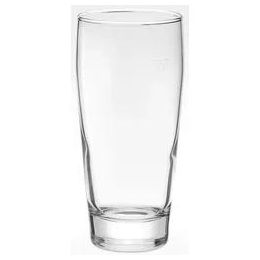 Bierglas Van Well "Willybecher", transparent, B:6cm H:13,5cm &Oslash;:6cm, Glas, Trinkgef&auml;&szlig;e, 0,2 L, geeicht, sp&uuml;lmaschinenfest, Gastronomiequalit&auml;t, 12-tlg.