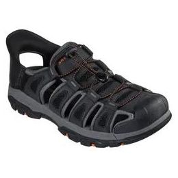 Outdoorsandale Skechers "TRESMEN-NORVICK", Damen, Gr. 46, schwarz, Lederimitat, Textil, Schuhe Outdoorsandale, Trekking Sandale mit Slip-ins Funktion