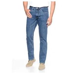 5-Pocket-Jeans HERO by John Medoox "Denver Regular Straight Stretch Jeans", Herren, Gr. 31, L&auml;nge 30, blau (blau stone), Denim/Jeans, 98% Baumwolle, 2% Elasthan, straight fit lang, Jeans 5-Pocket-Jeans, Straight Fit Casual Clean Wash Denim Jeans f&uuml;r Herren