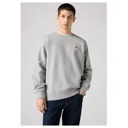 Levi's Sweatshirt LEVI'S "SWEATSHIRT NEW ORIGINAL CREW", Herren, Gr. L, grau (grau, meliert), angeraute Sweatware, Obermaterial: 100% Baumwolle, meliert, normal normal, Rundhals, Rippb&uuml;ndchen, Sweatshirts Sweatshirt, Innen weich angeraut