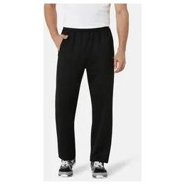 Sporthose Stooker Men "Baumwolle Trainingshose", Herren, Gr. M, schwarz, angeraute Sweatware, 50% Polyester, 50% Baumwolle, gerade lang, Hosen Sporthose, Regular Fit Sport Baumwolle f&uuml;r Herren