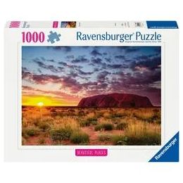 Puzzle Ravensburger "Beautiful Places, Ayers Rock in Australien", bunt, Puzzles, KinderB:70cm H:50cm, Pappe, Made in Germany, B:70cm H:50cm