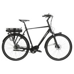 E-Bike KROSS "E-Citybike Sentio Hybrid 5.0 28 Zoll schwarz - Shimano Mittelmotor" Gr. 56, schwarz (schwarz, schwarz), Elektrofahrr&auml;der, 56cm, 28 Zoll (71,12cm), SHIMANO 36 V/250 W, Mittelmotor DU-E500