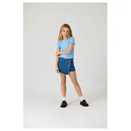 Jeansrock KIDS Only "KOGJENNY SKORT DNM PIM020 NOOS", M&auml;dchen, Gr. 158, blau (medium blau denim), Denim/Jeans, Obermaterial: 100% Baumwolle, unifarben, kurz, R&ouml;cke Jeansrock