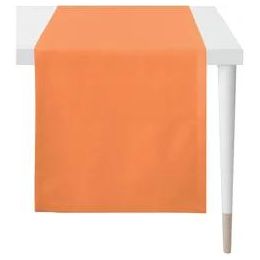 Tischdecke Apelt "3800", orange, B:140cm L:48cm, Baumwolle, Polyester, Tischdecken, Tischdecke, Outdoorstoff