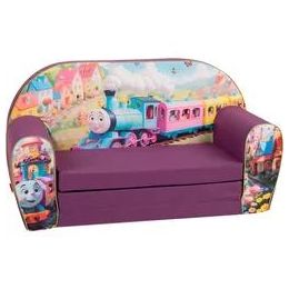 Sofa KNORRTOYS "Happy train", lila, Sofas, Kinder, B/H/T: 77cm x 42cm x 34cm, Baumwolle, f&uuml;r Kinder; Made in Europe, B:77cm H:42cm T:34cm