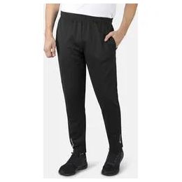 Sporthose HERO by John Medoox "Poly/BW Jogginghose Sportspant", Herren, Gr. XL, schwarz, Sweatware, 55% Polyester, 45% Baumwolle, gerade, unten schmal lang, Hosen Sporthose, Tapered Fit Casual Funktionsstoff f&uuml;r Herren