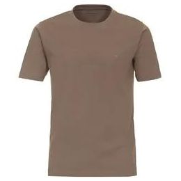 T-Shirt Casamoda "Casamoda T-Shirt uni", Damen, Gr. 4XL, beige, 100% Baumwolle, Shirts T-Shirt