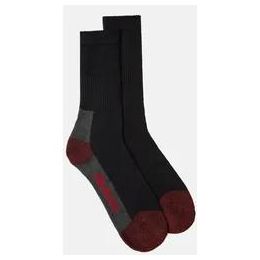 Arbeitssocken Dickies "Dickies Workwear Socken CUSHION CREW SOCKS", Herren, Gr. 39-42, schwarz, 73% Baumwolle, 22% Polyester, 4% Polyamid, 1% Elasthan, Socken