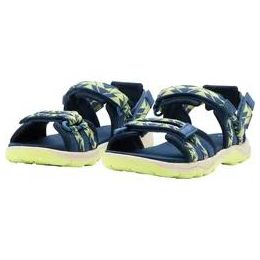Sandale Jack Wolfskin "2 IN 1 SANDAL K", M&auml;dchen, Gr. 34, blau (evening sky), Synthetik, Textil, Schuhe Sandale