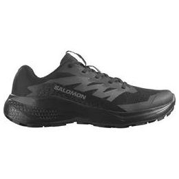 Laufschuh Salomon "ALPHAGLIDE W", Damen, Gr. 41, schwarz (schwarz, asphalt, schwarz), Synthetik, Textil, Schuhe Laufschuh