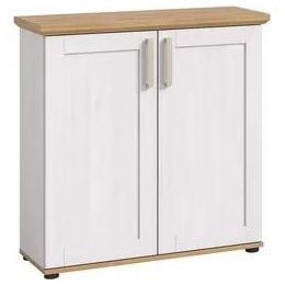 Kommode Home Affaire "Cosenza", sibiu l&auml;rche nachbildung, B:84cm H:88cm T:37cm, Holzwerkstoff, Sideboards, Kommode, Cosenza Highboard 88 cm, 2 T&uuml;ren, 3 F&auml;cher, Wohnzimmer