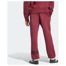 Sporthose Adidas ORIGINALS "NC PANTS", Herren, Gr. L, N-Gr, rot (shadow rot), Obermaterial: 53% Baumwolle, 47% Polyester, Hosen Sporthose