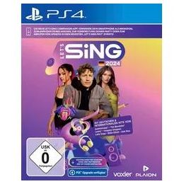 Ravenscourt Spielesoftware "Let's Sing 2024 German Version", transparent (ohne farbbezeichnung), PlayStation 4, Spielesoftware