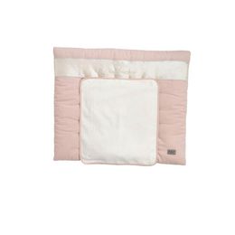 Bebe's Collection Wickelauflage Prinz & Prinzessin 2023, Rosa, Textil, F&uuml;llung: Polyester, 85x70 cm, Oeko-Tex&reg; Standard 100, Bezug waschbar, Pflegen, Wickeln, Wickelauflage