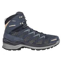 Wanderschuh Lowa "INNOX PRO GORE-TEX MID", Damen, Gr. 45, jeans, dune, Synthetik, Textil, Schuhe Wanderschuh, wasserdicht dank Gore-Tex Membrane, Topseller