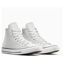 Sneaker Converse "CHUCK TAYLOR ALL STAR LEATHER", Herren, Gr. 48, grau (barely grau, barely grau), Leder, Schuhe Sneaker