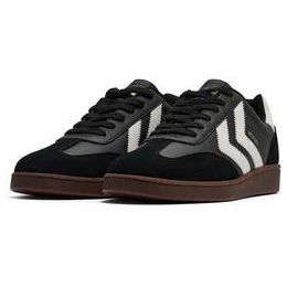 Sneaker Hummel "VM78 CPH LS", Damen, Gr. 44, schwarz-wei&szlig; (schwarz, wei&szlig;), Synthetik, Schuhe Sneaker