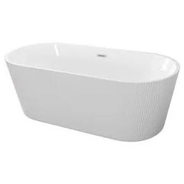 Badewanne Sanotechnik "RENO", wei&szlig;, H:58cm L:170cm T:75cm, Acryl, Badewannen, 170x75x58 cm
