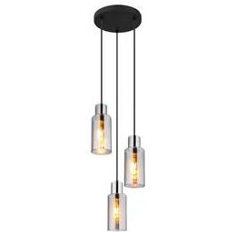 Globo LIGHTING H&auml;ngeleuchte "LIDARIA", schwarz, 1 Stk., Leuchten, H&auml;ngelampe/Pendelleuchte/Esszimmer/Wohnzimmer/Esstisch, H&auml;ngeleuchte