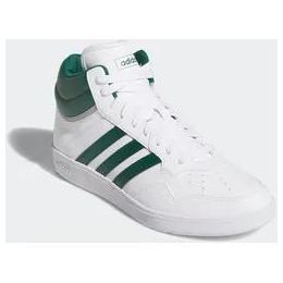 Sneaker Adidas SPORTSWEAR "HOOPS 4.0 MID", Herren, Gr. 43, gr&uuml;n (cloud wei&szlig;, collegiate gr&uuml;n, grau two), Synthetik, Schuhe Sneaker