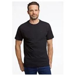 T-Shirt Bison "T-Shirt Comfort Fit", Herren, Gr. S, blau (navy), Obermaterial: 100% Baumwolle, unifarben, l&auml;ssig geschnitten, Rundhals, Shirts T-Shirt