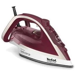 Tefal Dampfb&uuml;geleisen "Ultragliss Plus, 2800 Watt, Dampfsto&szlig;: 250 g/Min., kurze Aufheizzeit", rot (wei&szlig;, rot), B:13,5cm H:15,5cm T:30,5cm, B&uuml;geleisen, Eco Mode, kratzfeste B&uuml;gelsohle, dunkelrot/silber, FV6810, Dampfb&uuml;geleisen