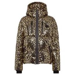 Blouson Plein Sport "Leopard", Damen, Gr. S, 16, gold, Obermaterial: 100% Polyester. Futter: 100% Polyester. F&uuml;llung: 100% Polyester, Jacken Blouson