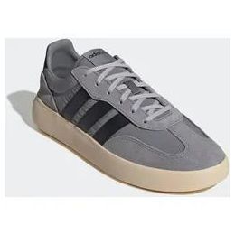 Sneaker Adidas SPORTSWEAR "BARREDA DECODE", Herren, Gr. 44, grau three, core schwarz, grau two, Leder, Textil, Schuhe Sneaker, inspiriert vom Design des Adidas handball spezial