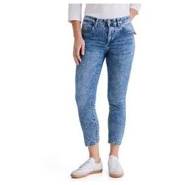 5-Pocket-Jeans STOOKER WOMEN "Florenz Season Slim Fit Jeans", Damen, Gr. 38, L&auml;nge 28, blau (bleached blau), Denim/Jeans, 82% Baumwolle, 17% Polyester, 1% Elasthan, slim fit lang, Jeans 5-Pocket-Jeans, Slim Fit Casual Clean Wash Denim Jeans f&uuml;r Damen