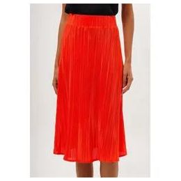 Sommerrock FRESHLIONS "Danica", Damen, Gr. S, orange, 100% Polyester, normal, R&ouml;cke, im einfarbigen Design