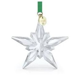 Dekoh&auml;nger Swarovski "Kristallfigur Sammelfigur Annual Edition Ornament 2025", gr&uuml;n (kristallwei&szlig;, goldfarben, gr&uuml;n), Dekoh&auml;nger, Baumwolle, Kristallglas, Metall, Swarovski Kristall