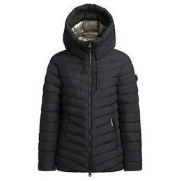 Steppjacke Khujo "PACE", Damen, Gr. XXL, schwarz, 100% Polyester, unifarben, regular fit h&uuml;ftlang, eingesetzt elastischer Bund, Jacken Steppjacke