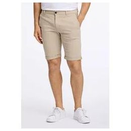 Chinoshorts LINDBERGH "Chino-Shorts Slim Fit", Herren, Gr. XS, beige (sand), Obermaterial: 98% Baumwolle, 2% Elasthan, unifarben, slim fit, Hosen Chinoshorts