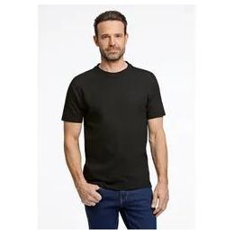 T-Shirt Bison "T-Shirt Comfort Fit", Herren, Gr. XXL, schwarz, Obermaterial: 100% Baumwolle, unifarben, l&auml;ssig geschnitten, Rundhals, Shirts T-Shirt
