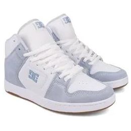 Sneaker DC Shoes "Manteca 4 Hi", Herren, Gr. 7,5(40), wei&szlig; (grau, wei&szlig;), Obermaterial:51.34% Leder, 48.66% Synthetikmaterial;, Schuhe Sneaker
