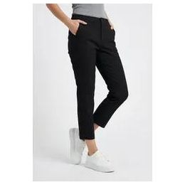 Caprihose Freequent "FQSOLVEJ-CA", Damen, Gr. S, N-Gr, schwarz, Web, Obermaterial: 76% Viskose, 21% Polyamid, 3% Elasthan, unifarben, slim fit 3/4-L&auml;nge, Hosen Caprihose, Sommerhose 3/4-L&auml;nge mit Viskose und Stretch