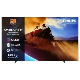Philips OLED-Fernseher "48OLED760/12", Energieeffizienz: F (A-G), schwarz, 48 &prime;&prime;, Fernseher