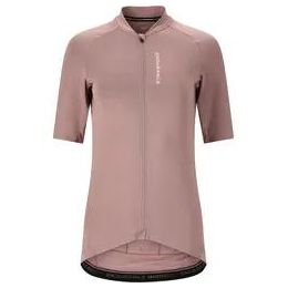 Funktionsshirt Endurance "Paxton", Damen, Gr. XXL, lila (mauve), 90% Polyester, 10% Elasthan, mehrfarbig, normal, ohne Ausschnitt, Shirts Funktionsshirt, im kurz&auml;rmligen Design mit Vollrei&szlig;verschluss