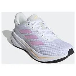 Laufschuh Adidas PERFORMANCE "RESPONSE", Damen, Gr. 40,5, cloud wei&szlig;, bliss lila, orange tint, Synthetik, Textil, Schuhe Laufschuh