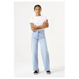 Weite Jeans Garcia "Annemay", M&auml;dchen, Gr. 170, N-Gr, blau (light used), Denim/Jeans, Obermaterial: 99% Baumwolle, 1% Elasthan, weit, Jeans, for GIRLS