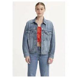 Levi's Jeansjacke LEVI'S "90S TRUCKER", Damen, Gr. S (36), turning heads, Denim/Jeans, Obermaterial: 100% Baumwolle, unifarben, figurumspielend h&uuml;ftlang, Manschette, Jacken Jeansjacke, mit Umlegekragen