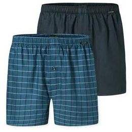 Weiter Boxer Schiesser "Boxershorts Multipacks", Herren, Gr. 4, 911, sonstiges, Webqualit&auml;t, Obermaterial: 100% Baumwolle, weit, Unterhosen, mit Eingriff, Gummizug